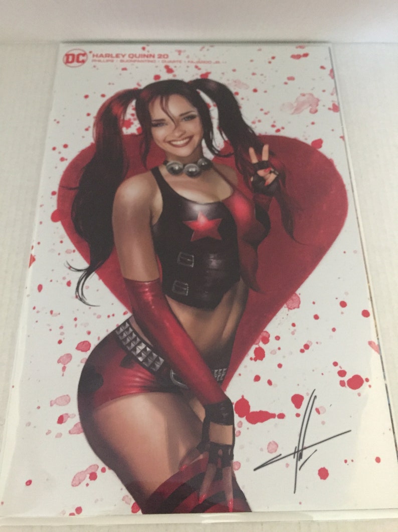 2022 DC Comics Harley Quinn Carla Cohen Minimal Trade Variant 20 - Etsy