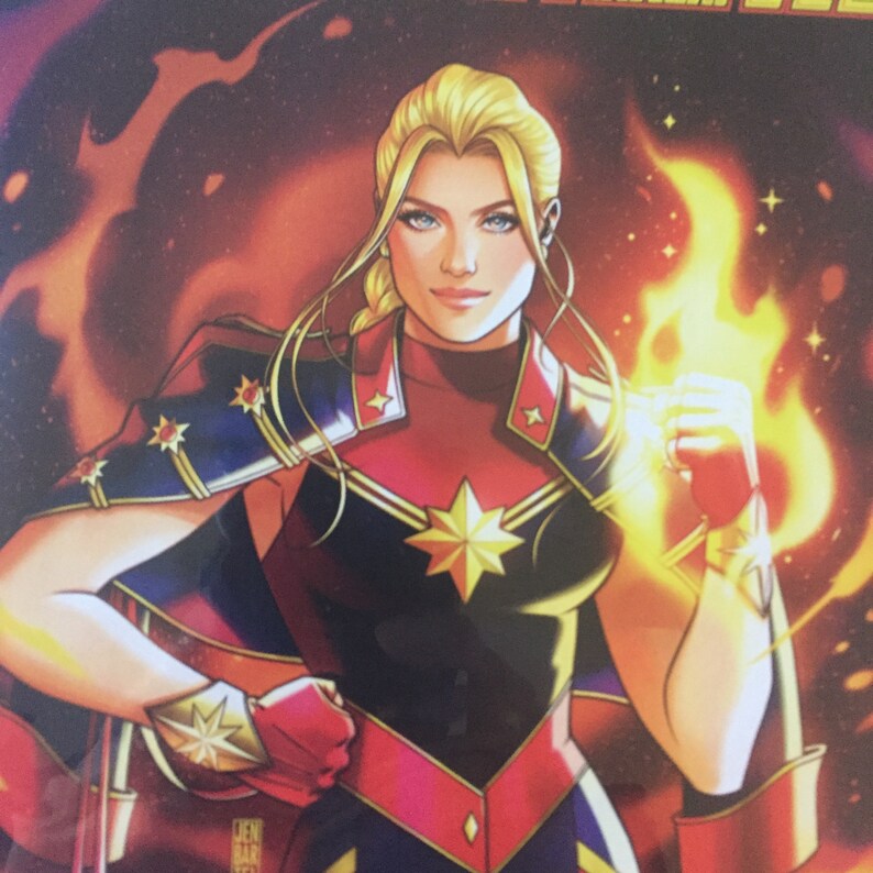 2023 Marvel Comics Captain Marvel Jen Bartel Variant 1 & Kendrick Lim ...