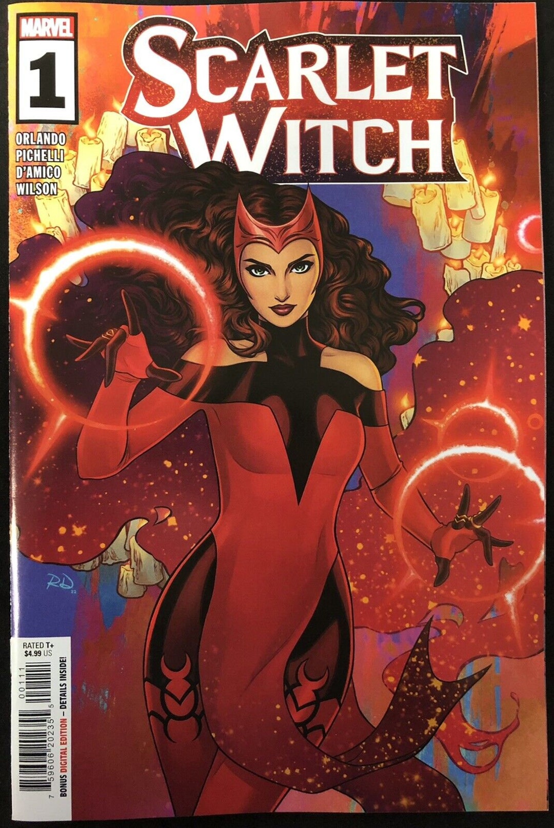 2023 Marvel Comics Scarlet Witch Russell Dauterman Cover #1 - Etsy