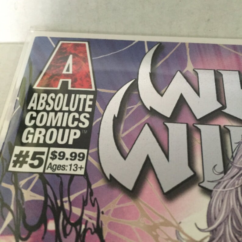2019 Absolute Comics White Widow Marat Mychaels Silver Variant #5 - Etsy