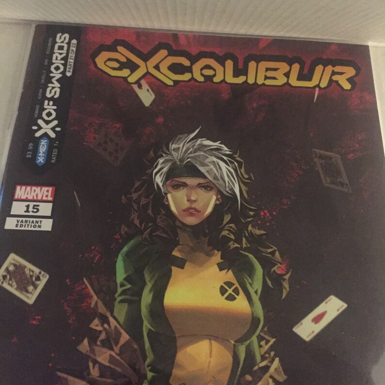 2021 Marvel Comics Excalibur Kael Ngu Rogue Variant #15 - Etsy