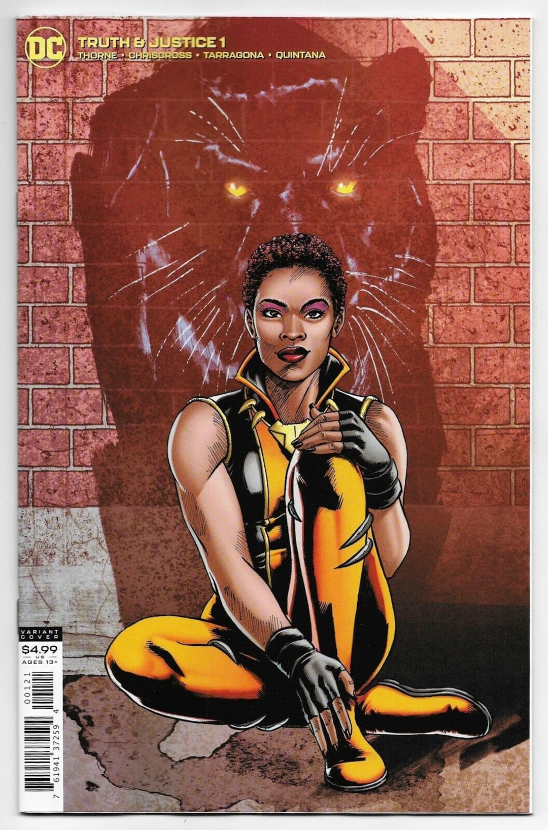 2021 DC Comics Truth & Justice Alitha Martinez Vixen Variant #1 - Etsy