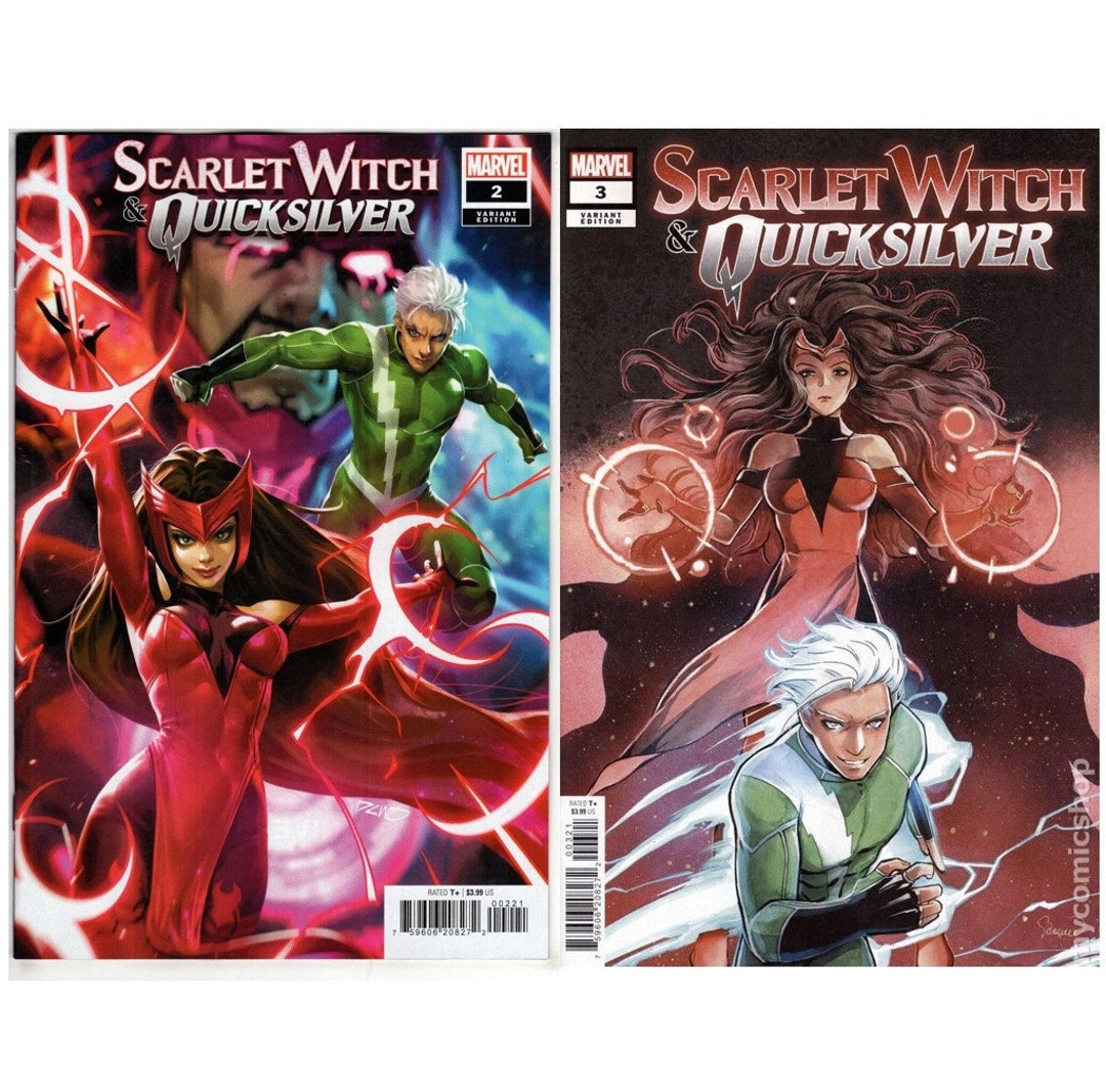 2024 Marvel Comics Scarlet Witch and Quicksilver Variants 2 & 3 - Etsy