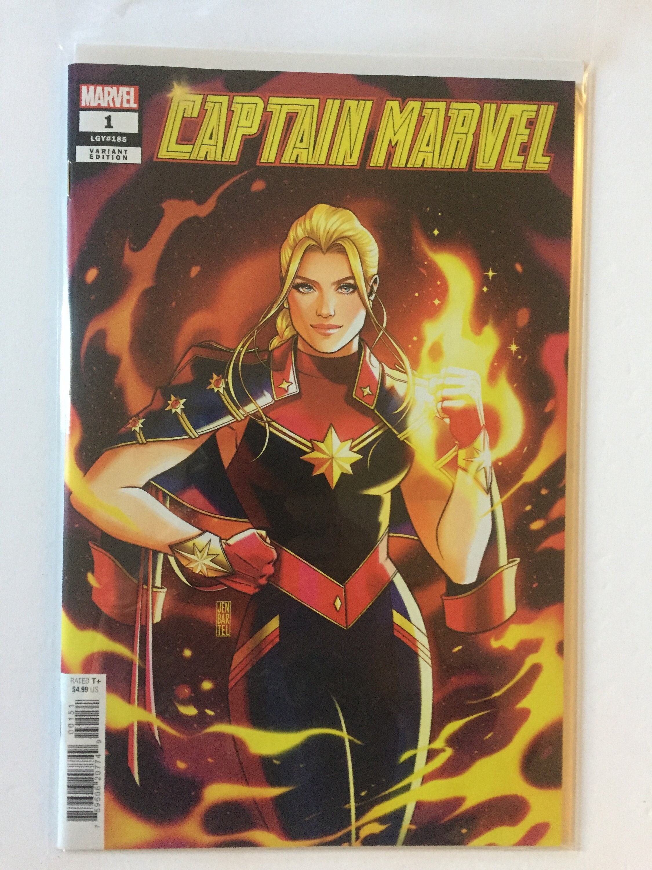 2023 Marvel Comics Captain Marvel Jen Bartel Variant 1 & Kendrick Lim ...