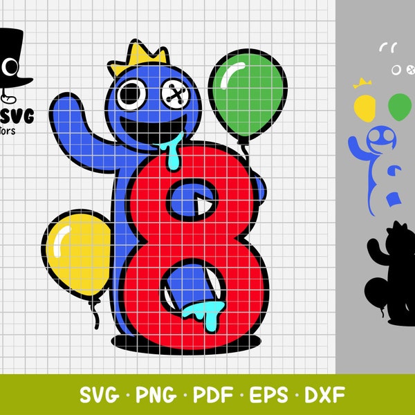 Roblox 8th Birthday Png - Etsy