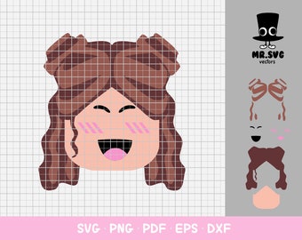 Roblox Girl Logo - Etsy