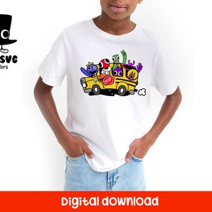 Back to School Rainbow Friends SVG, Rainbow Friends PNG, Sublimation ...