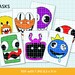Halloween Masks, Rainbow Friends Masks, Coloring Pages, Home Print, Pdf ...
