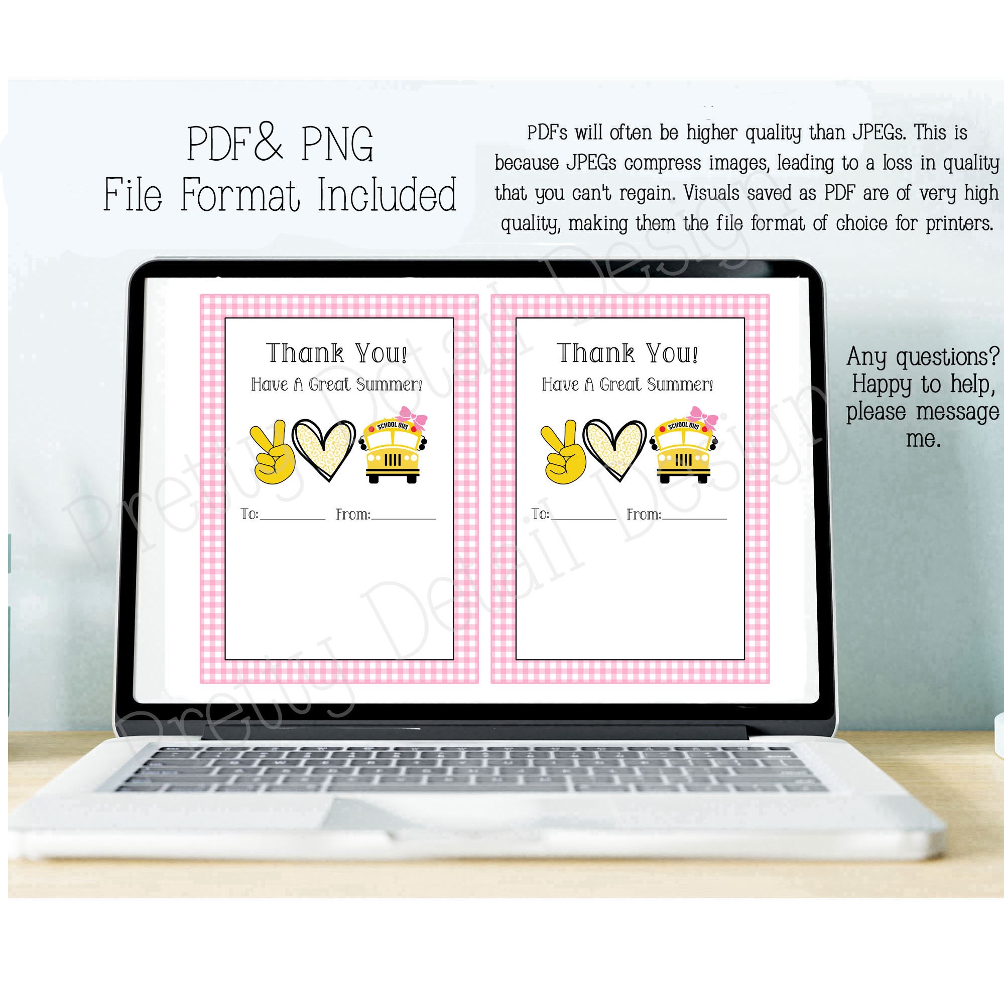 PRINTABLE Bus Driver Thank You Gift Card Holder, Gift for Bus Driver ...