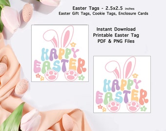 Easter Tags. Easter Cookie Card. Easter Cookie Tags. Printable Cookie ...