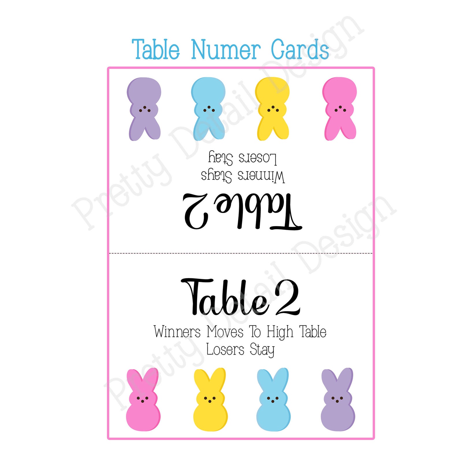 Easter Bunco BUNDLE Bunco Scorecards Tally Sheets Table - Etsy