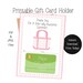 Printable Camp Counselor Gift Card Holder, Gift From Camper, Gift for ...