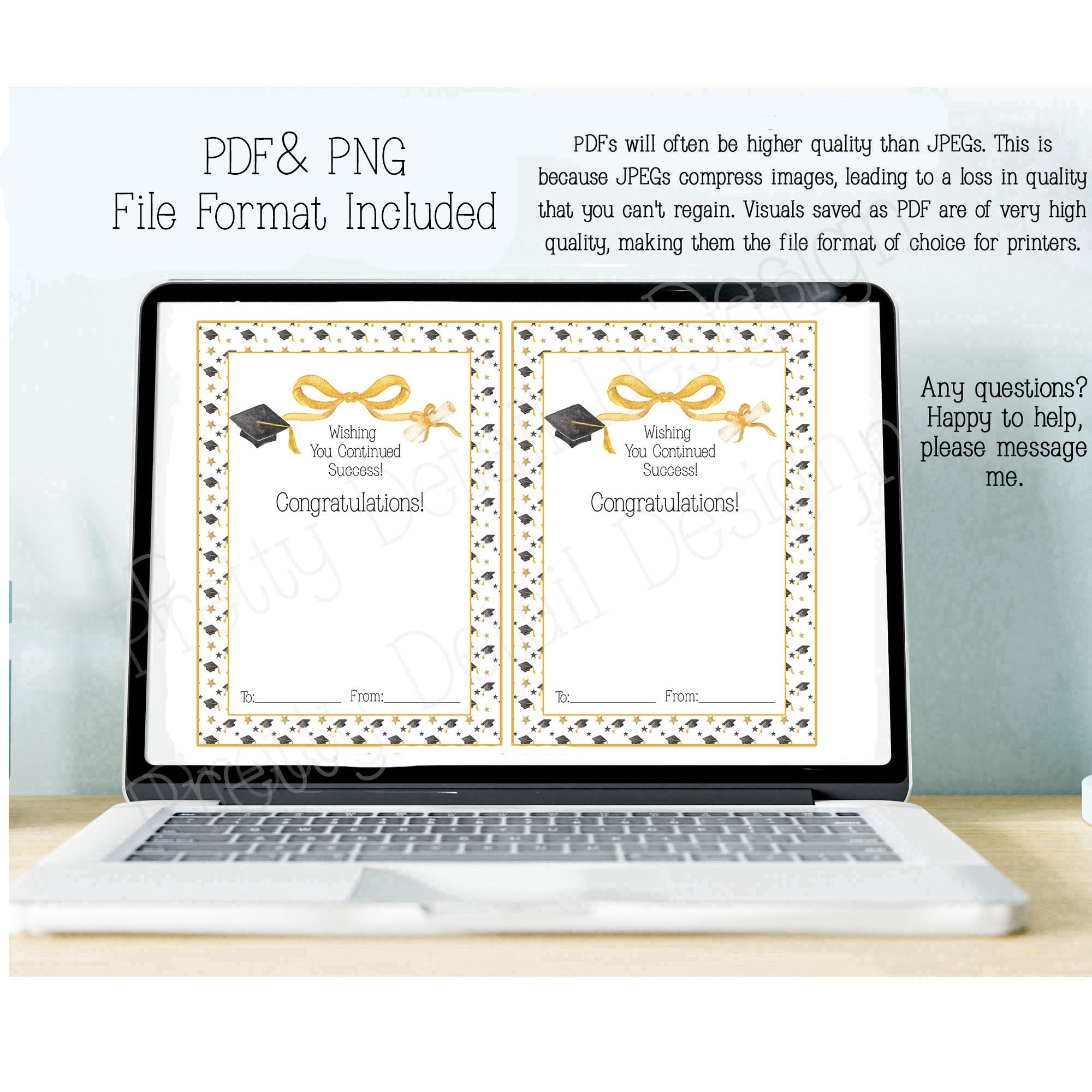 Printable Graduation Gift Card Holder, Gift for Graduation, Instant ...