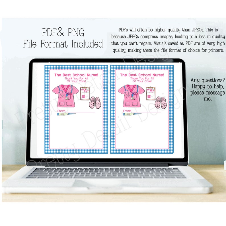 School Nurse Gift Card Holder - School Appreciation, Nurse Thank You ...