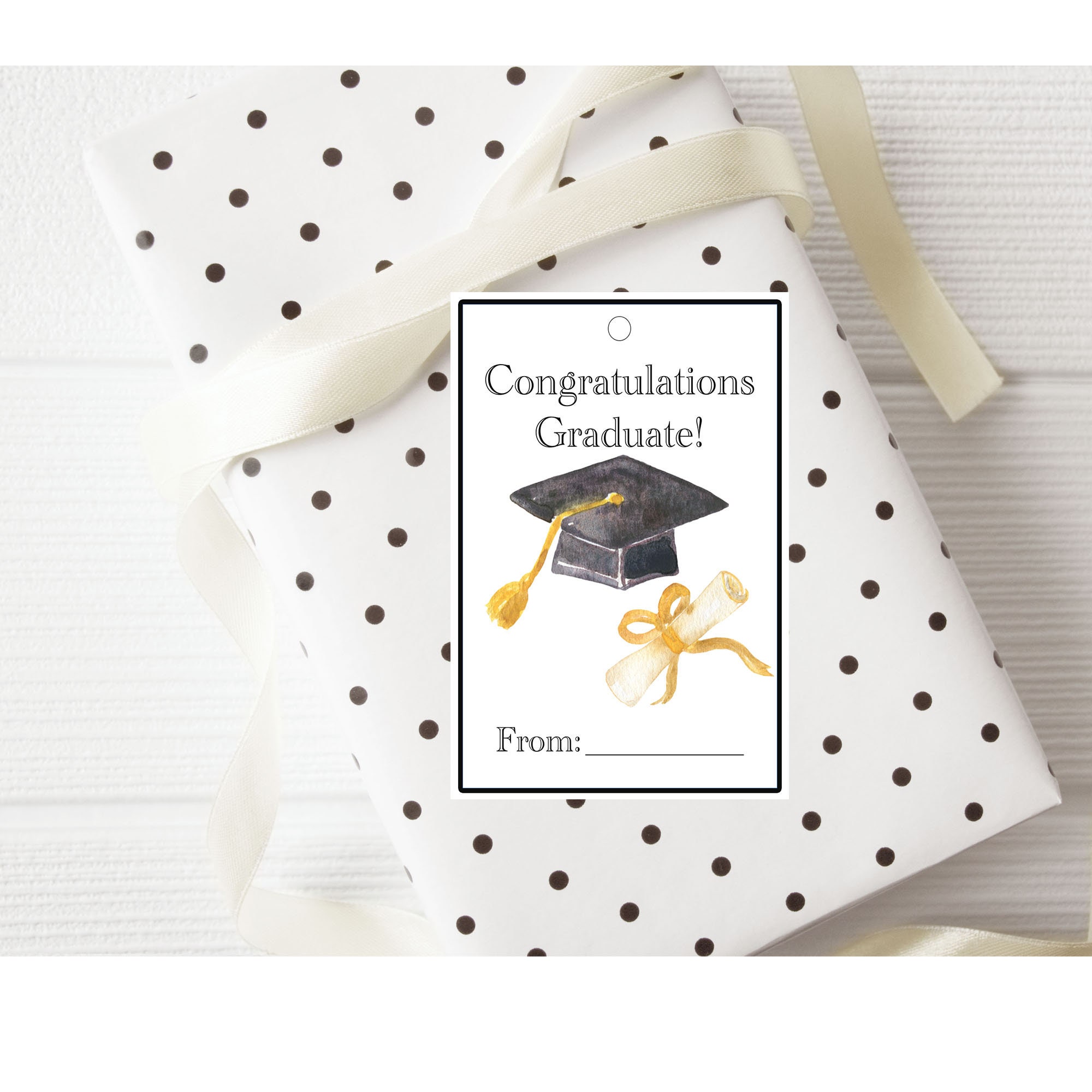 Printable Gift Tags, Congratulations Gift Tags, Graduation Gift Tag ...