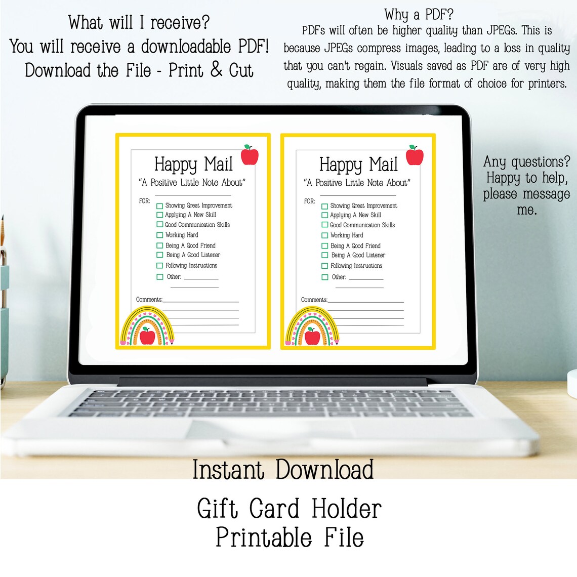 Teacher Mail Note From the Teacher Teacher Report Good Report From ...