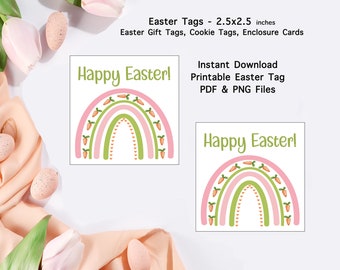 Easter Gift Tag. Easter Cookie Treat Card. Easter Cookie Tags ...