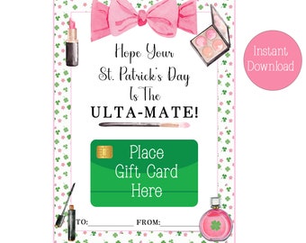 Printable Ulta-mate Valentine's Day Gift Card Holder - Etsy