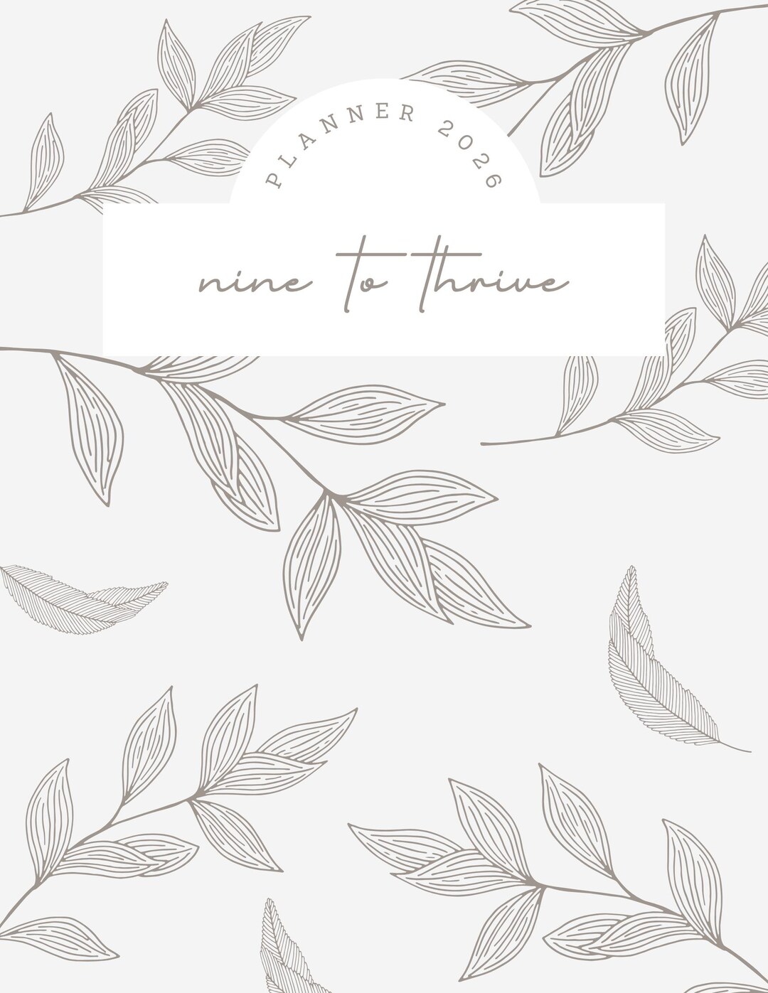 Working Mom Digital Planner | Nine to Thrive | Weekly & Monthly ...