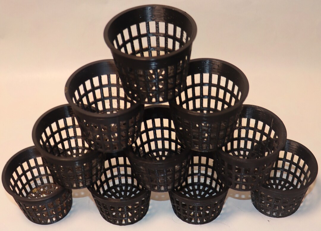 10 Pack of Hydroponic Net Cup 3D Printed 65mm by 52mm - Etsy