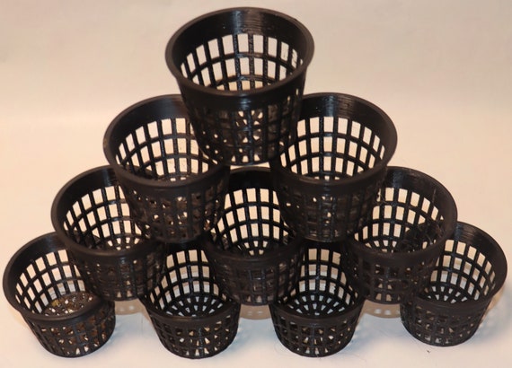 10 Pack of Hydroponic Net Cup 3D Printed 65mm by 52mm - Etsy