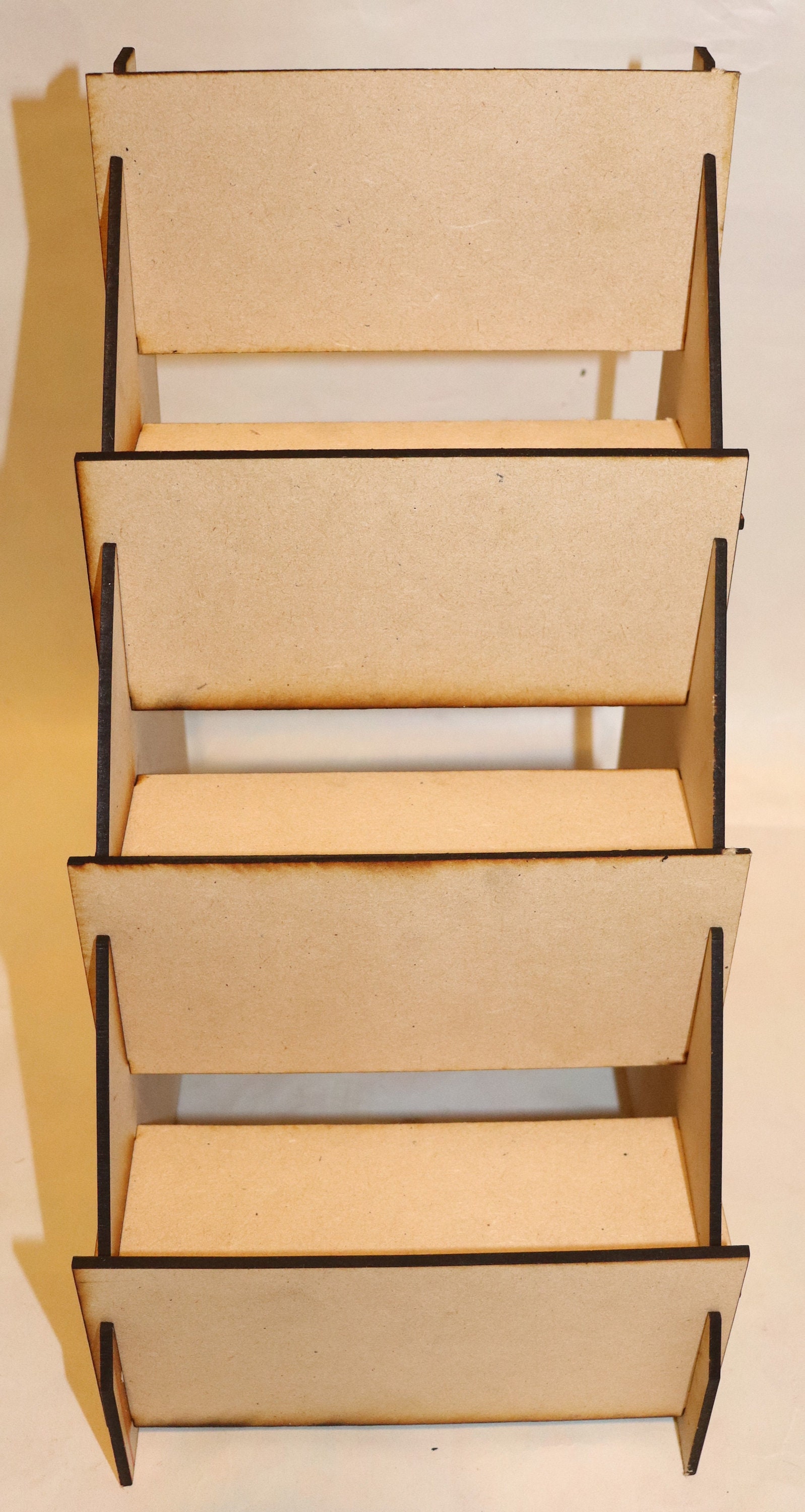 A5 Half Size Display Stand - Flatpack 3 Shelf - Retail/card/jewellery ...