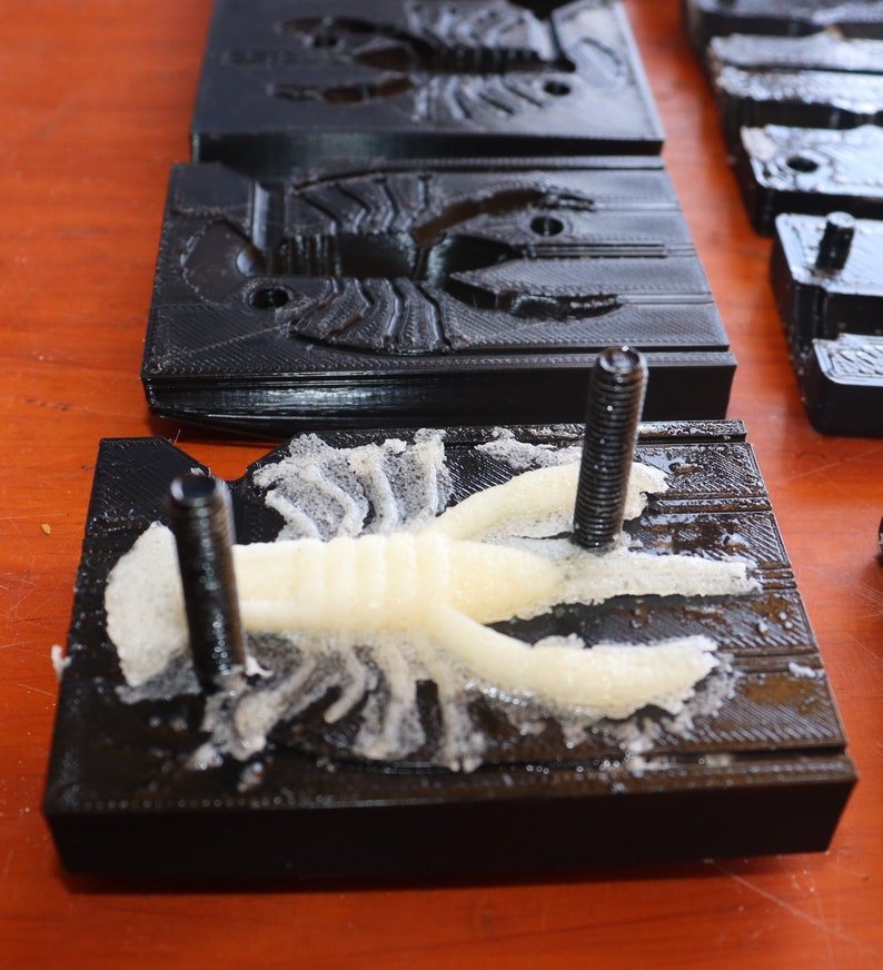 Complete Kit - DIY Fishing Bait Lure Mold/mould for Biodegradable ...