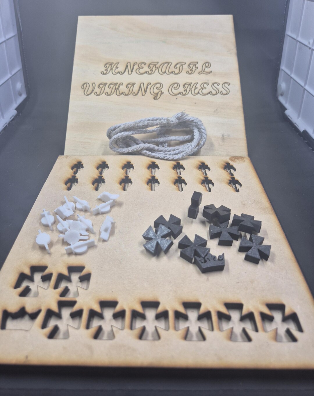 Viking Chess, Hnefatafl, TAFL Ancient Old Board Game - Laser Cut ...