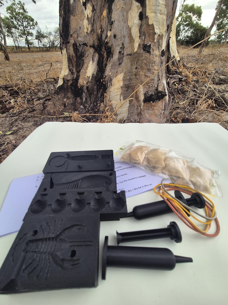 Complete Kit - DIY Fishing Bait Lure Mold/mould for Biodegradable ...