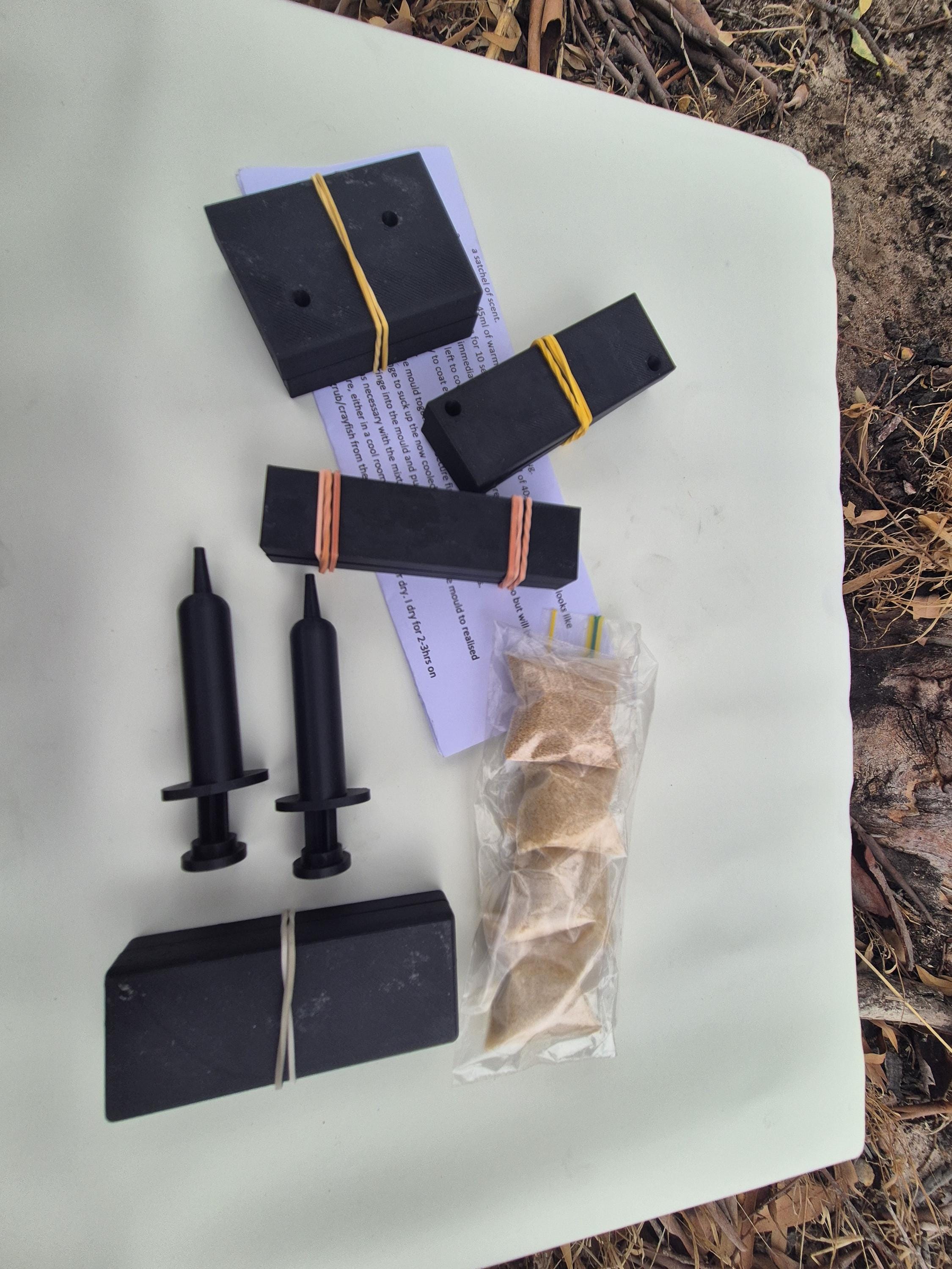 Complete Kit - DIY Fishing Bait Lure Mold/mould for Biodegradable ...