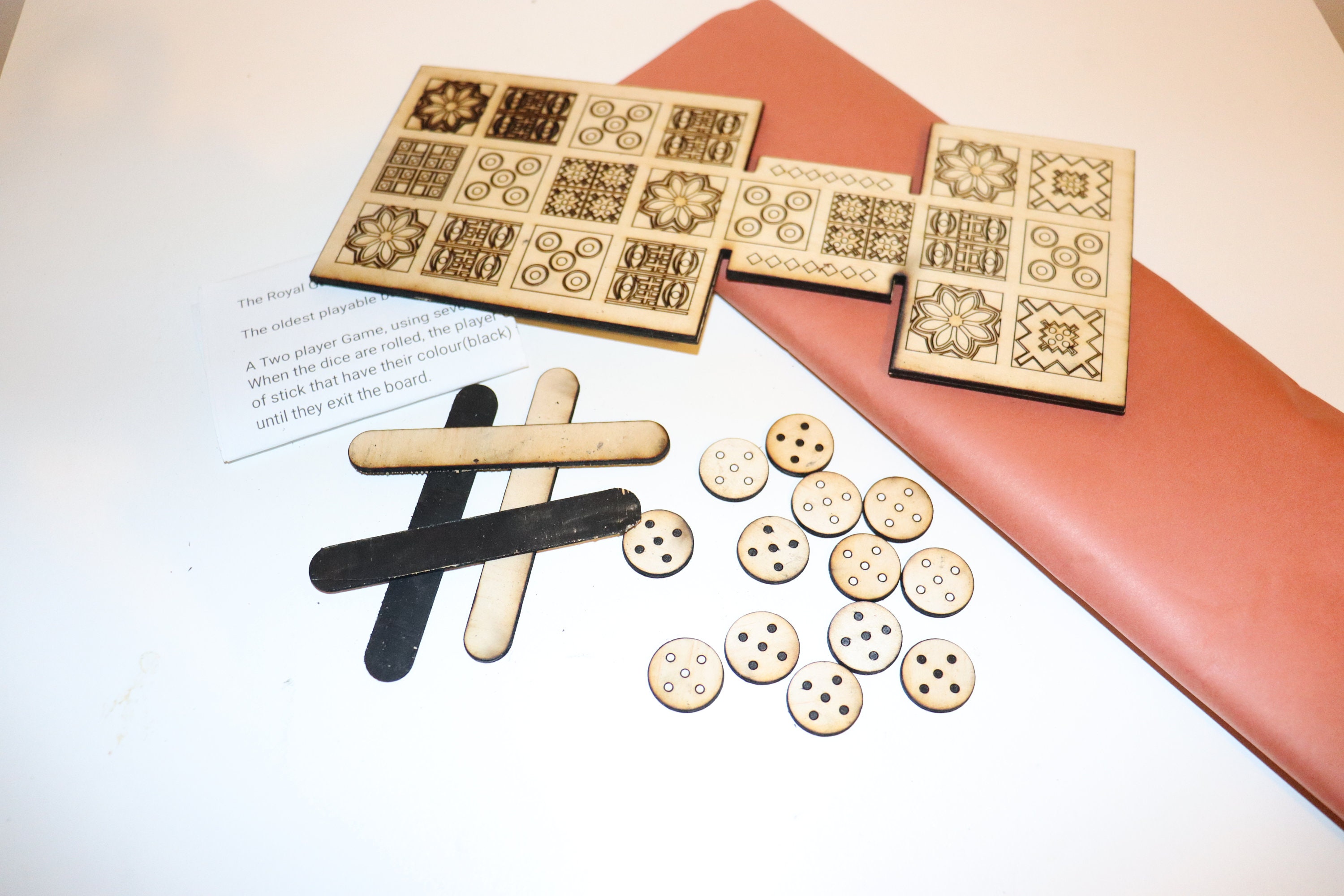 The Royal Game of UR - Laser Cut Simplified - Made in the Australian ...