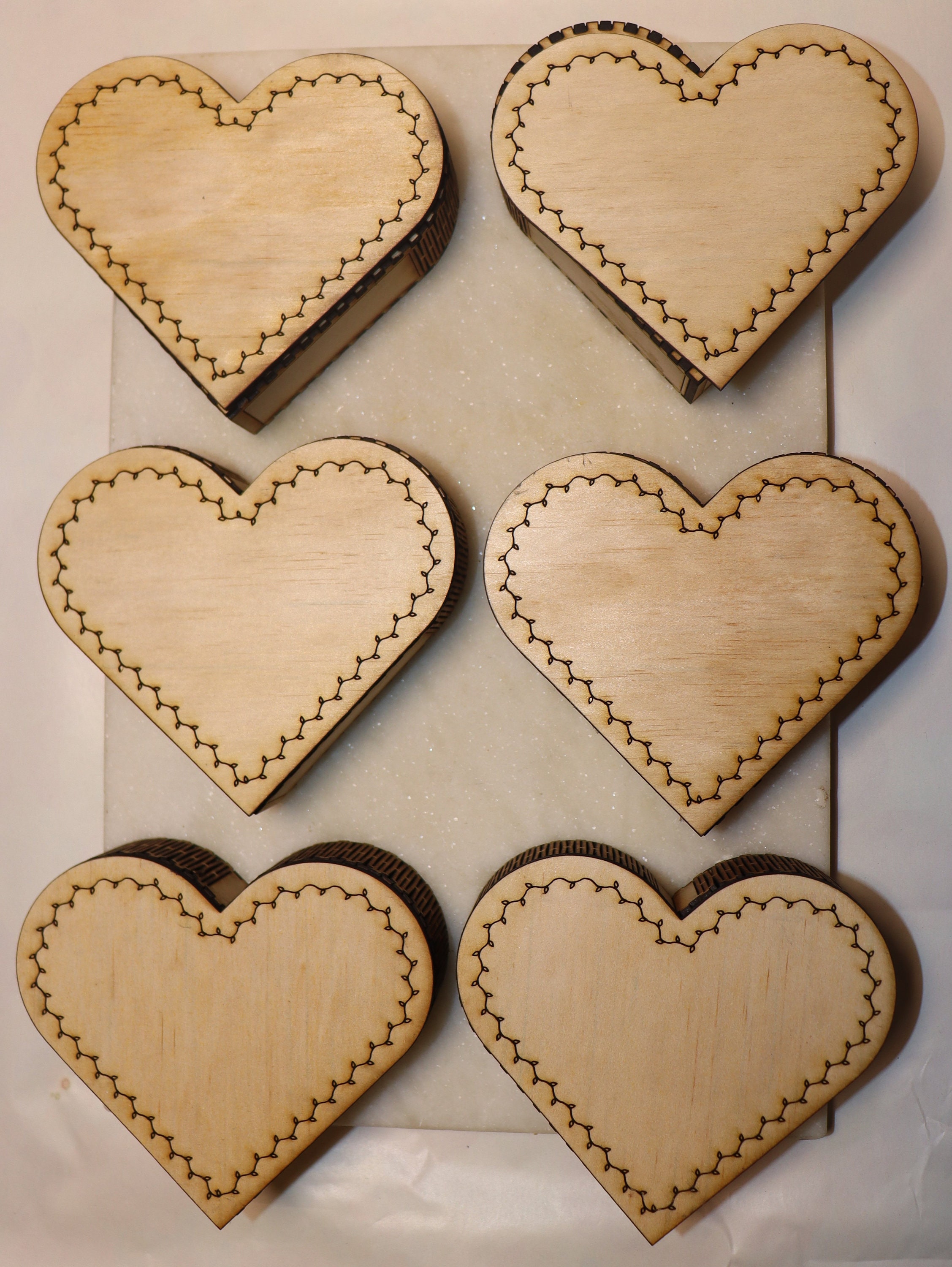 Wooden Love Heart Box - Etsy