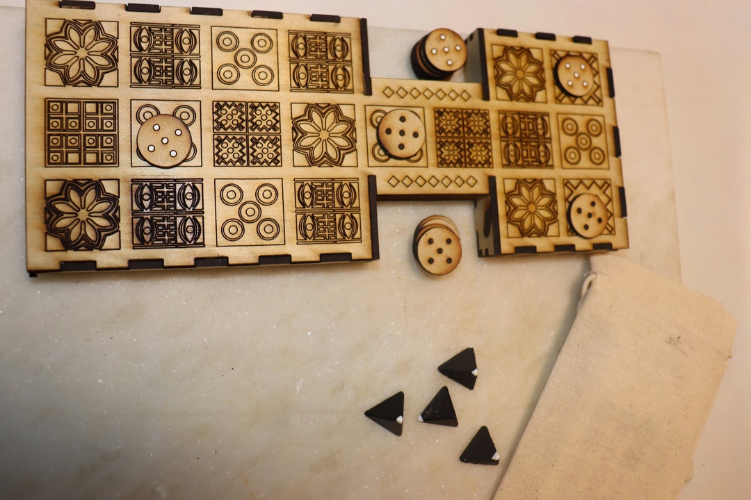 The Royal Game of UR Laser Cut and 3d Printed - Etsy UK
