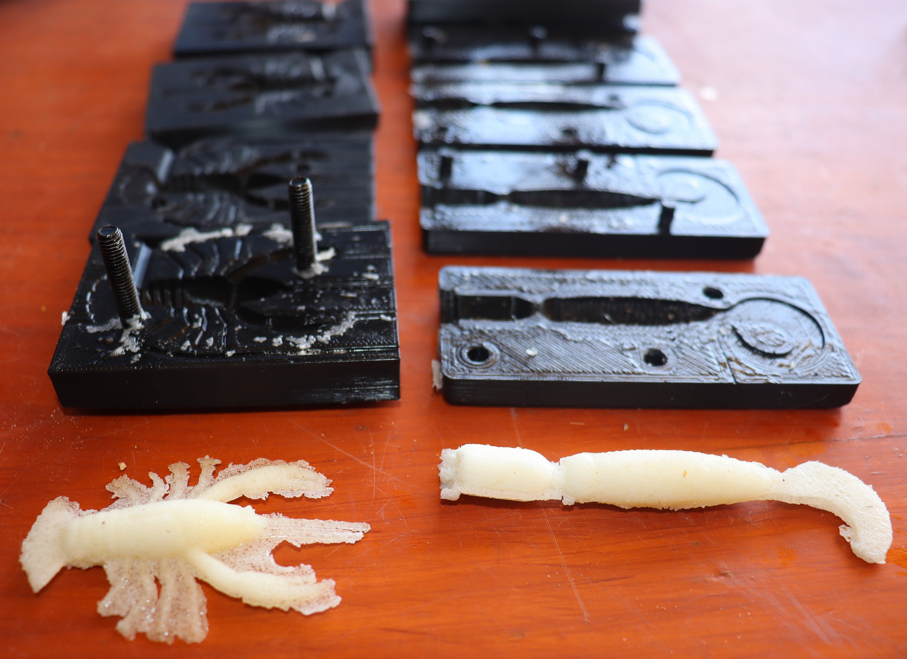 Complete Kit - DIY Fishing Bait Lure Mold/mould for Biodegradable ...