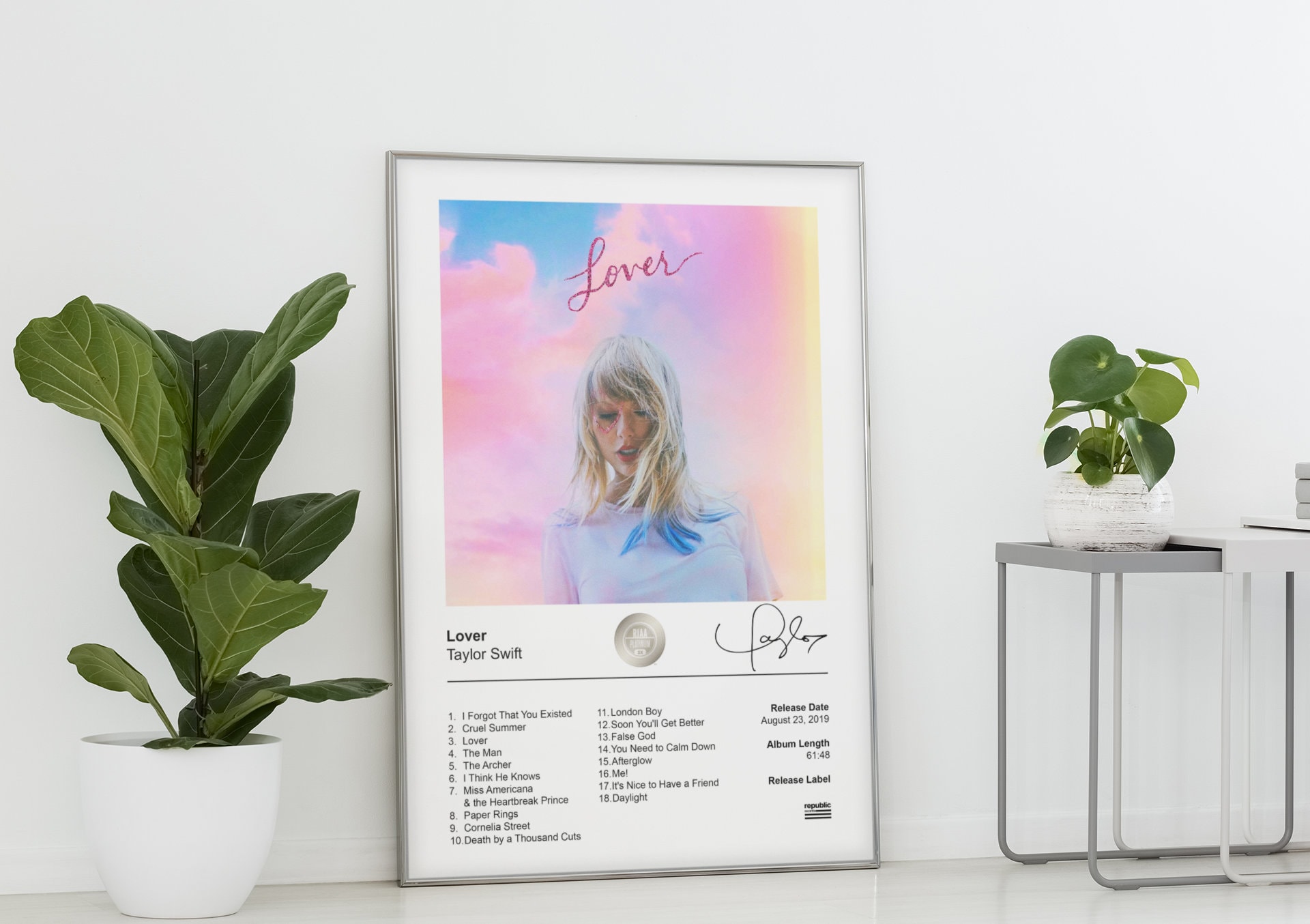 Taylor Poster - Lover Album Cover Poster sold by Lanómada ...