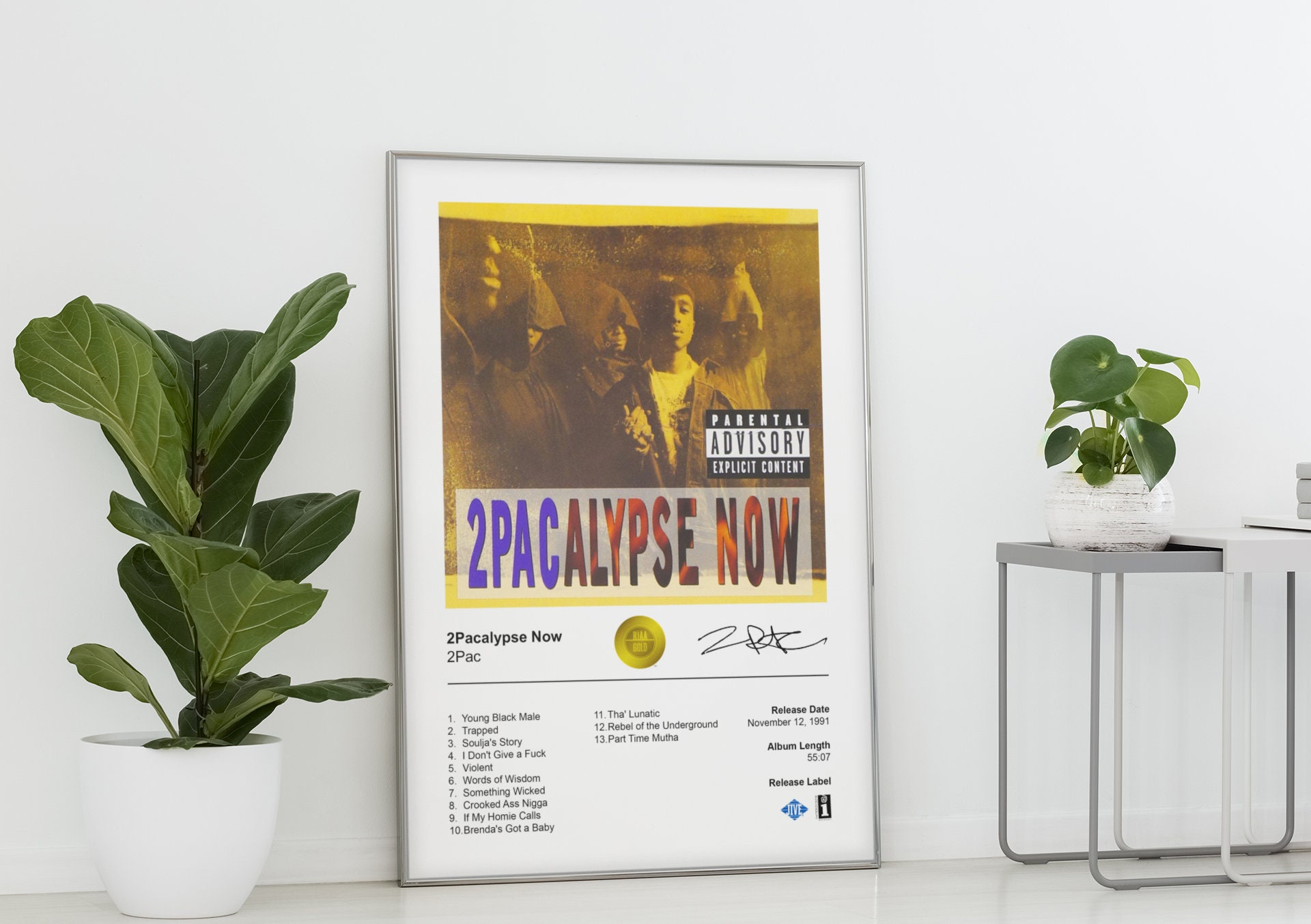2Pac Poster - 2Pacalypse Now Album Cover Poster sold by Cindie Fraction ...