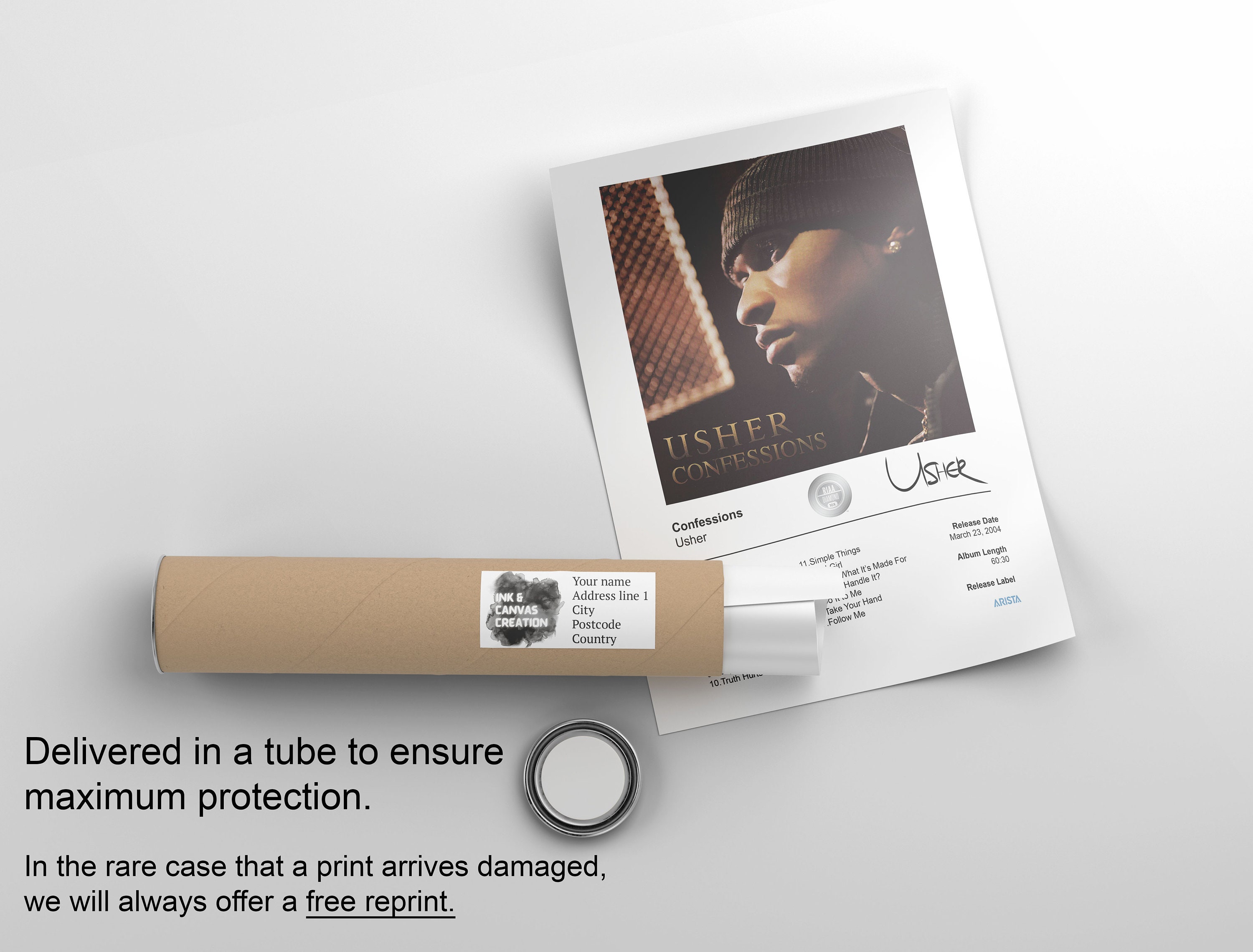 Usher Poster - Confessions Album Cover Poster Print sold by Esther Chan ... Usher Poster - Confessions Album Cover Poster Print sold by Esther Chan ...