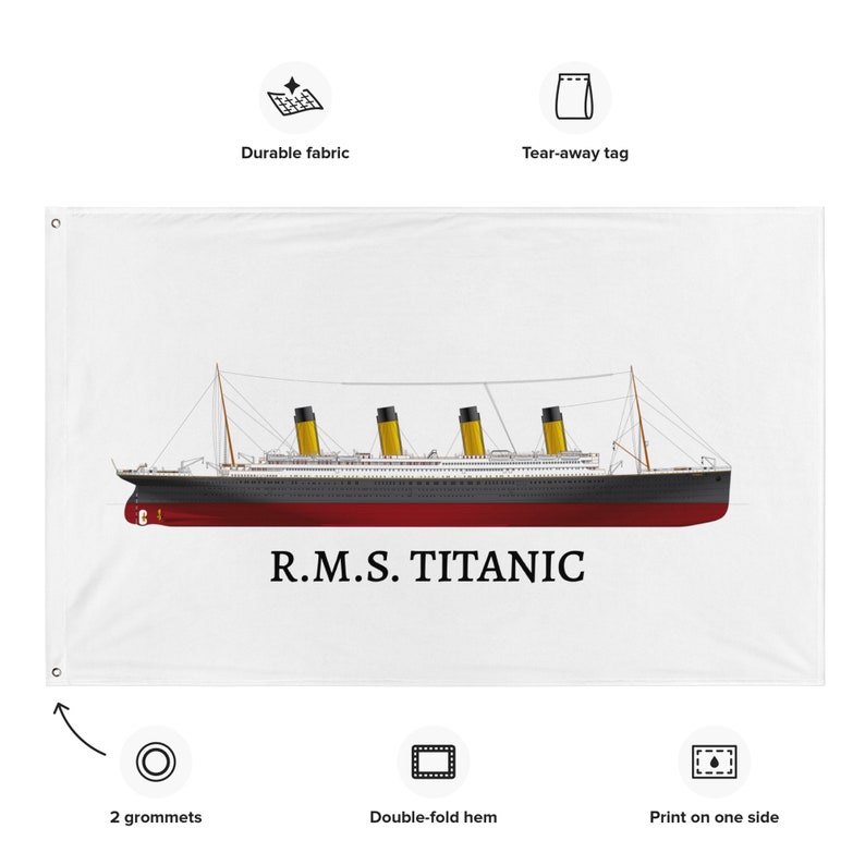 Titanic Model Flag Titanic Lover Flag RMS Titanic Gift - Etsy