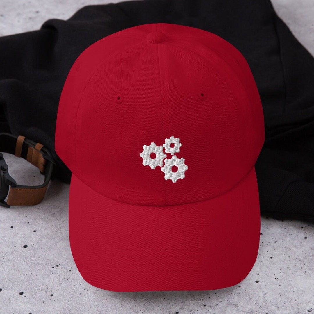 Gears Embroidered Hat, Car Mechanic Hat, Engine Hat, Engineer Hat, Car ...