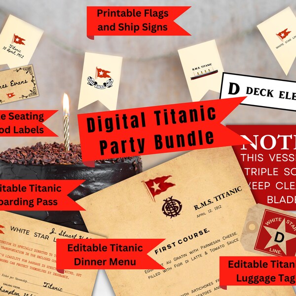 Titanic Decor - Etsy