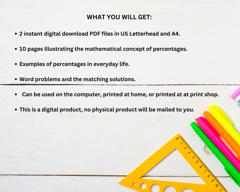 Math Handout, Math Extra Help for Kids, Tutoring, Homeschool, Math for ...