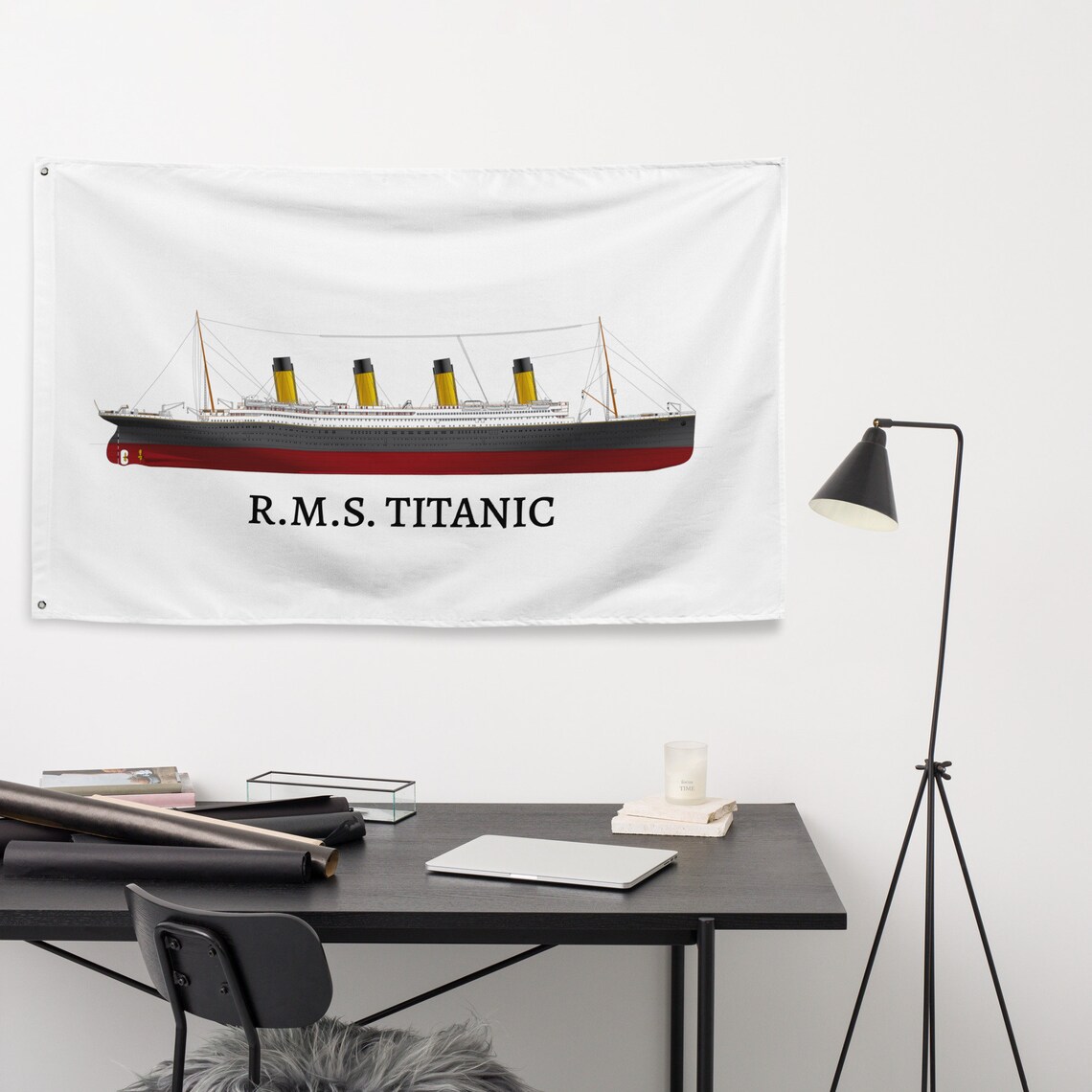 Titanic Model Flag, Titanic Lover Flag, RMS Titanic Gift, Titanic ...