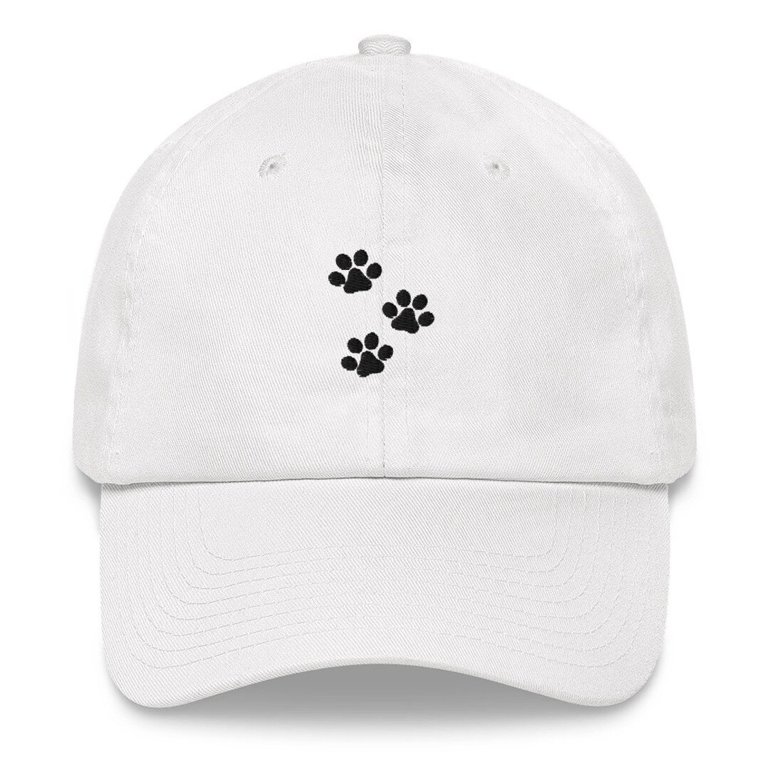 Cat Lover Dad Hat, Cat Paws Embroidered Hat, Paws Embroidery Hat ...