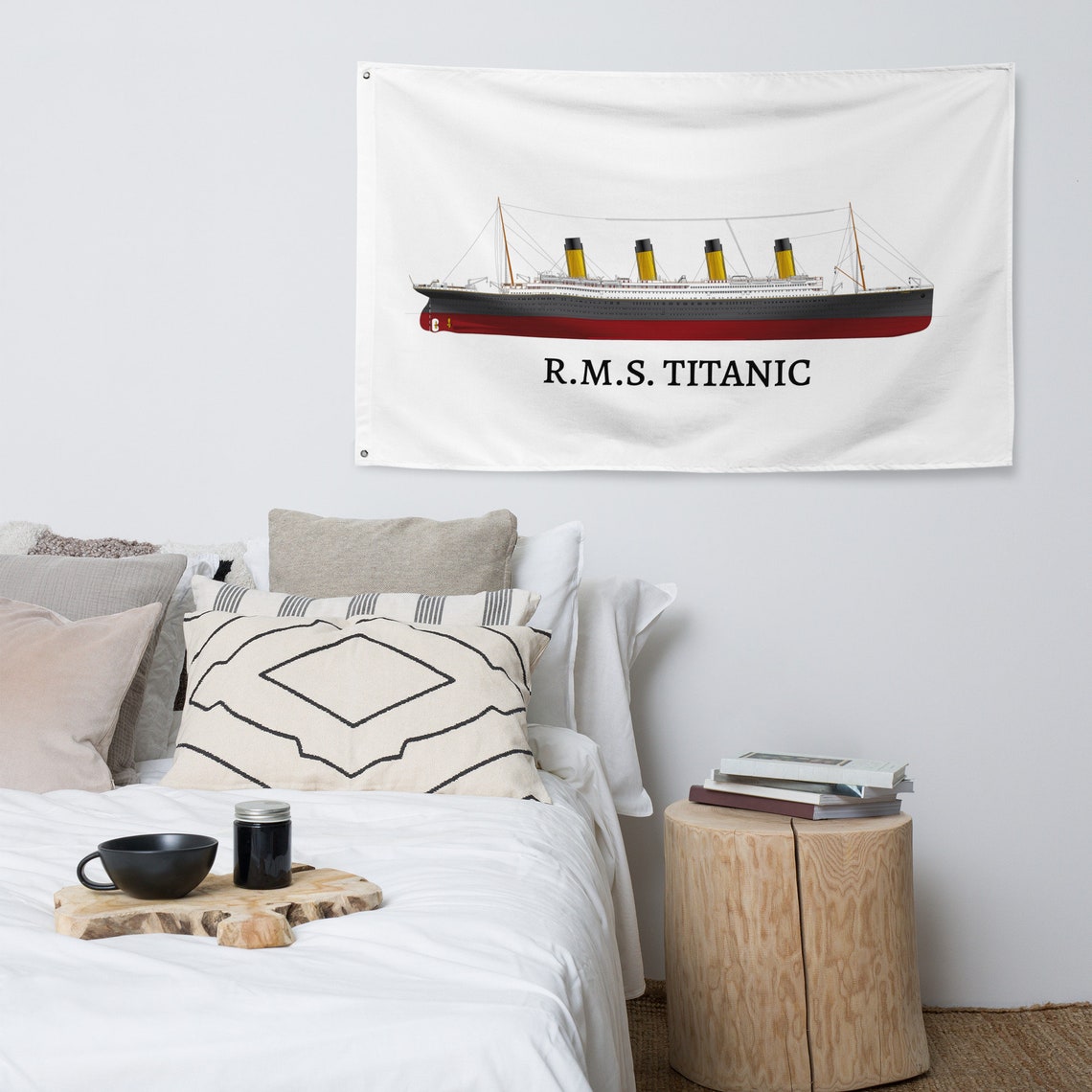 Titanic Model Flag, Titanic Lover Flag, RMS Titanic Gift, Titanic ...