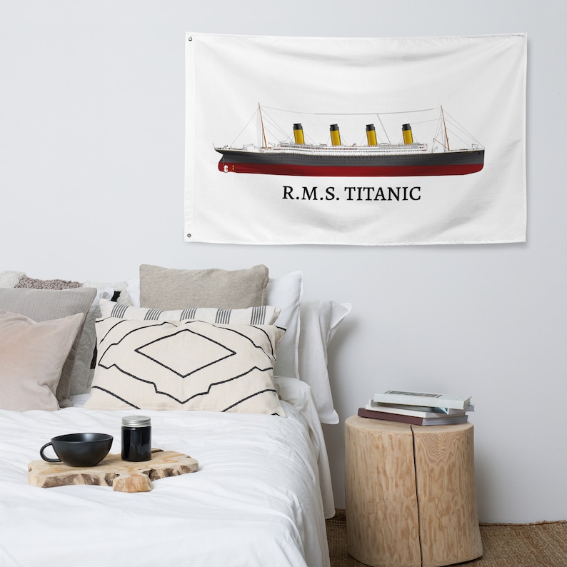 Titanic Model Flag, Titanic Lover Flag, RMS Titanic Gift, Titanic ...