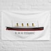 Titanic Model Flag, Titanic Lover Flag, RMS Titanic Gift, Titanic ...