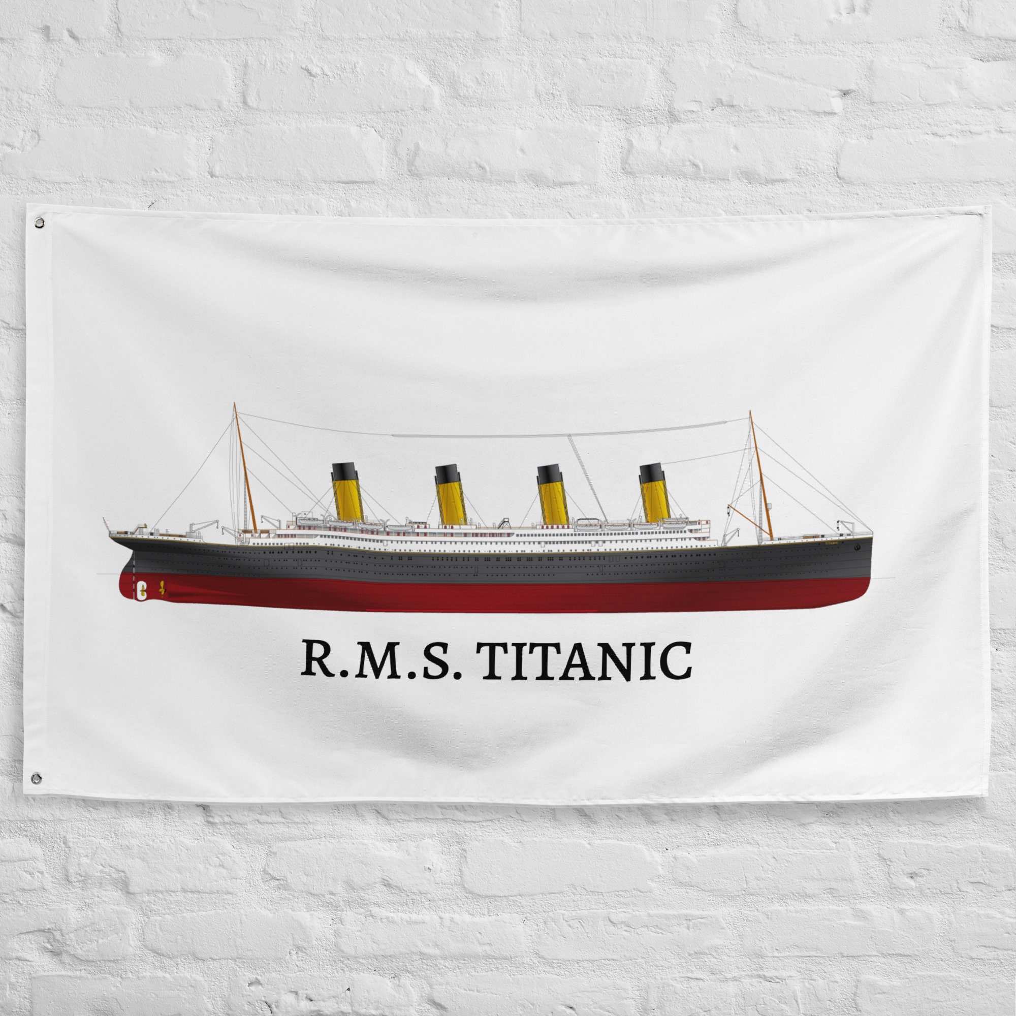 Titanic Model Flag, Titanic Lover Flag, RMS Titanic Gift, Titanic ...