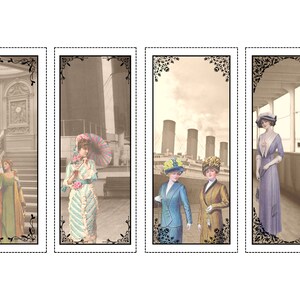 Titanic Bookmarks, RMS Titanic Bookmarks, Print at Home Titanic ...