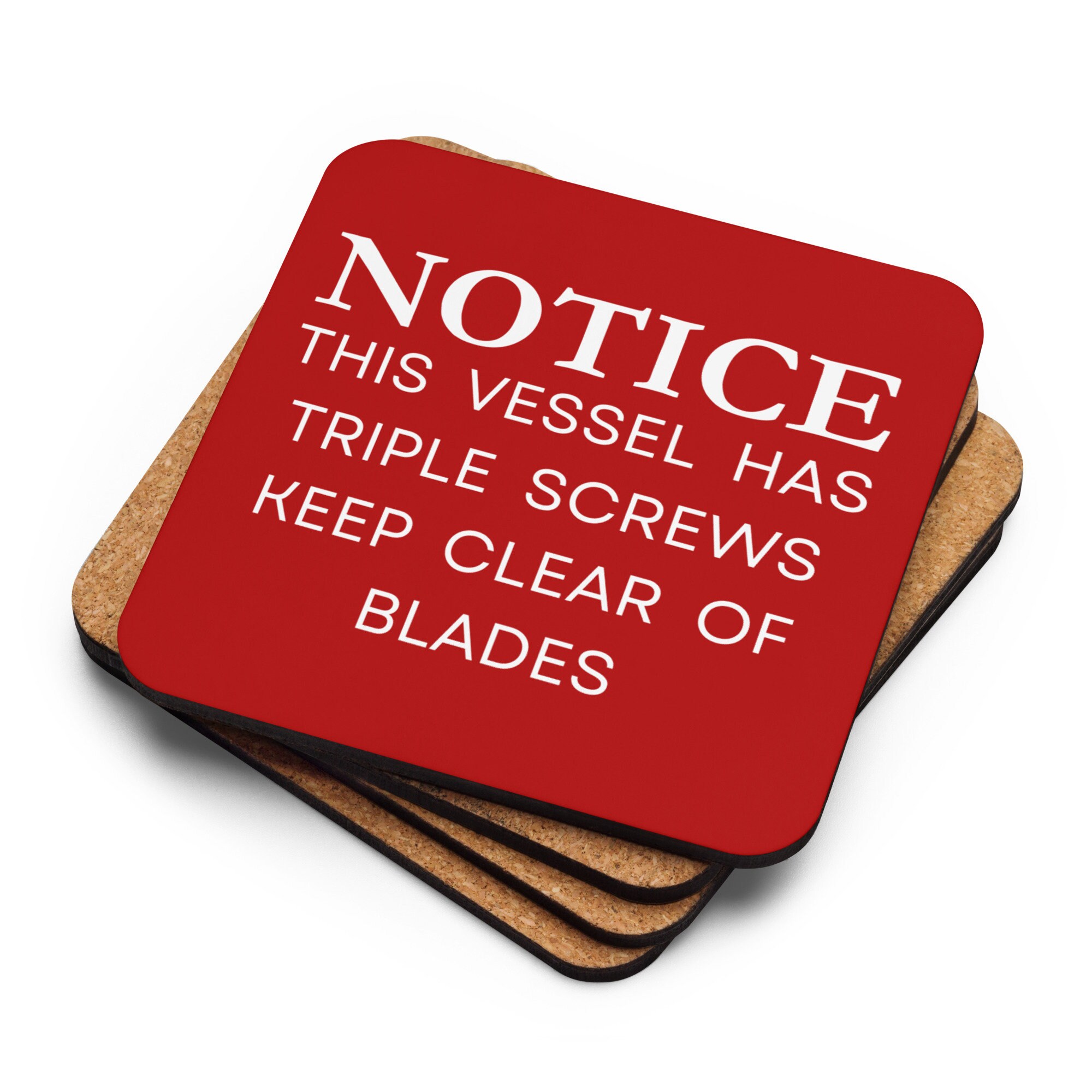 Titanic Sign Coaster, RMS Titanic Cork-back Coaster, Titanic Coaster ...