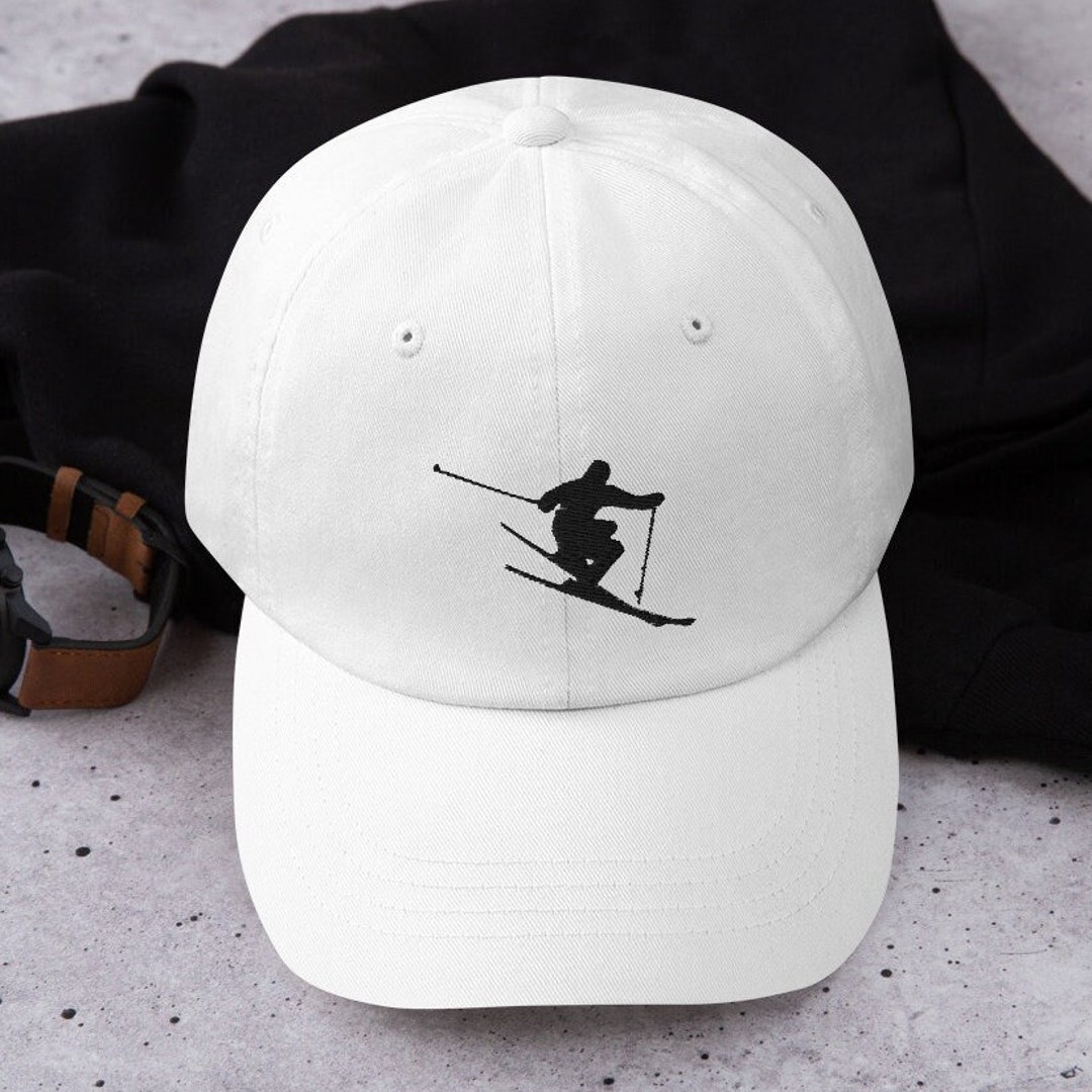 Skiing Hat, Ski Embroidered Hat, Ski Dad Hat, Ski Lover, Winter Hat ...